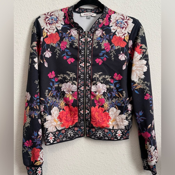 Jealous Tomato | Jackets & Coats | Jealous Tomato Floral Bomber Jacket ...
